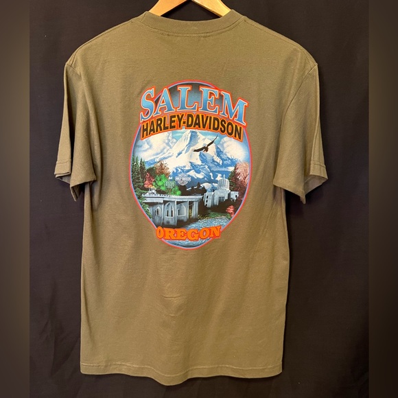 Harley-Davidson | Shirts | Harley Davidson 206 Salem Oregon Tshirt ...